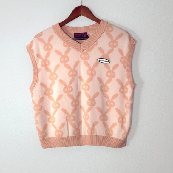 Source Unknown | Sweaters | Bad Rabbit Double Bad Vest Womens Soft ...